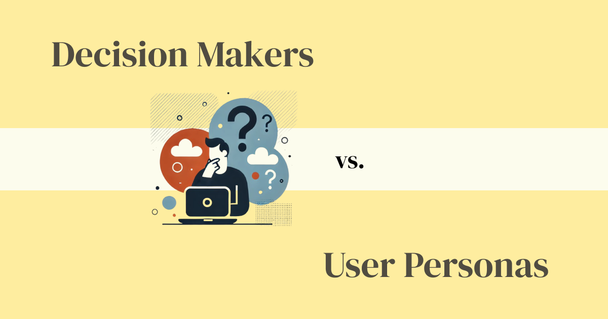 Decision Makers vs. User Personas | ConfigCat Blog